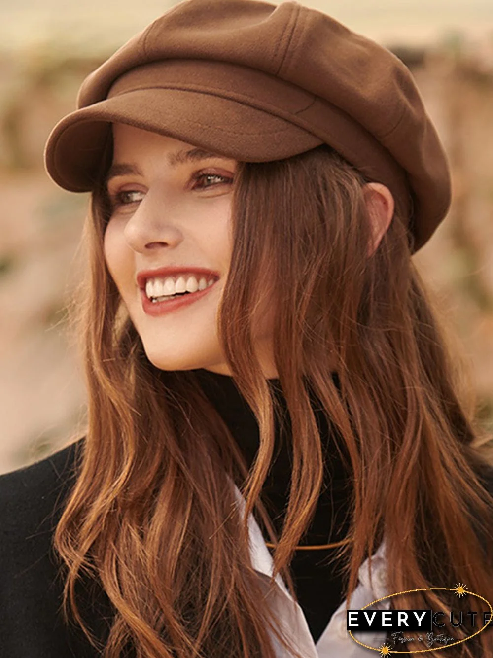 Simple 4 Colors Beret Hat