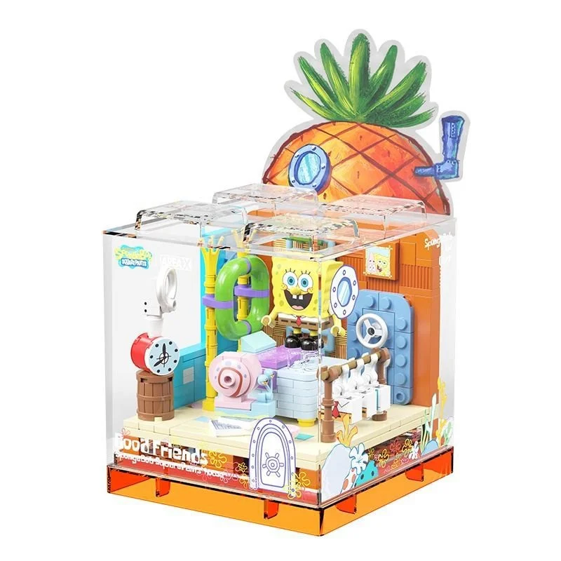 SpongeBob SquarePants Box Building Blocks BOX Educational Assembling ...