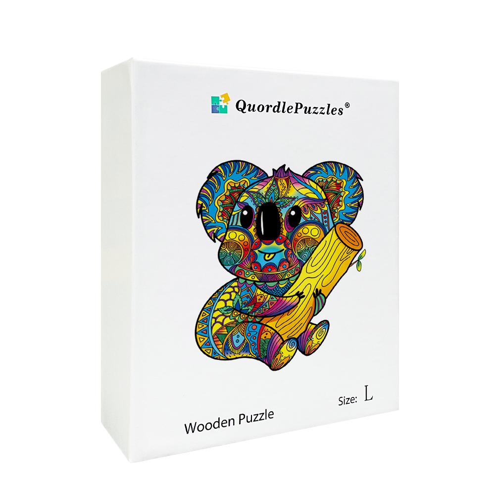 Puzzle koala colorato