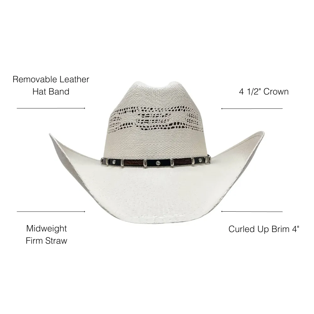 Billings | Mens Straw Cowboy Hat Western Hat Band