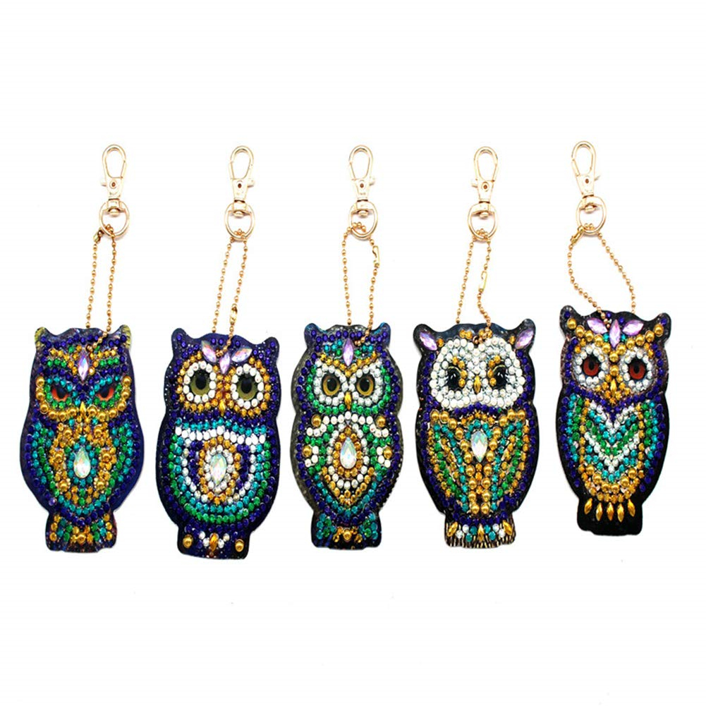 DIY Diamond Painting Keychain(PVC)