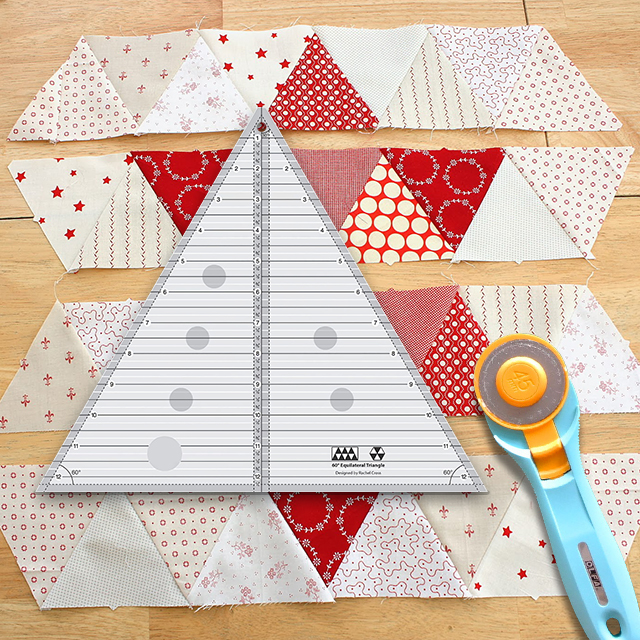 60 degree Triangle Quilt Ruler