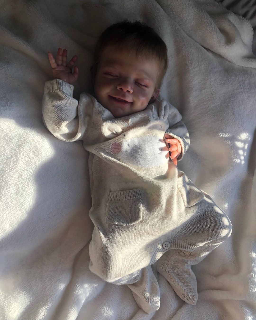 12" Realistic Londyn Lifelike Reborn Newborn Smiling Baby Doll-Best ...