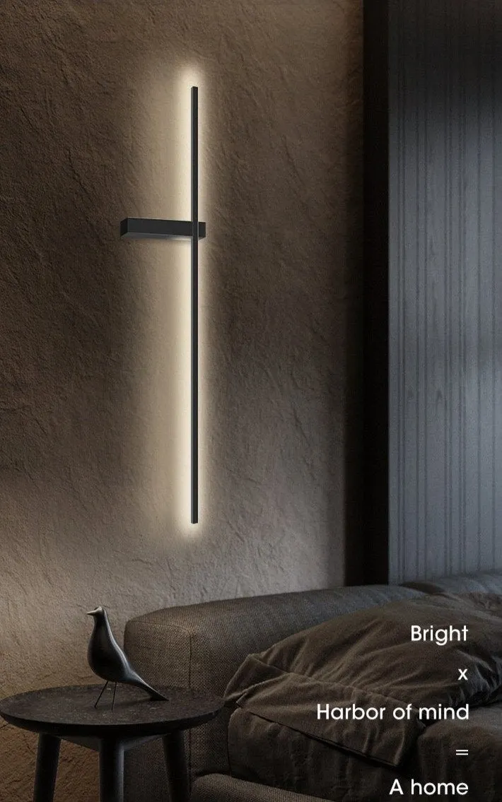 Long Wall Lamp Background Line Wall Lamp