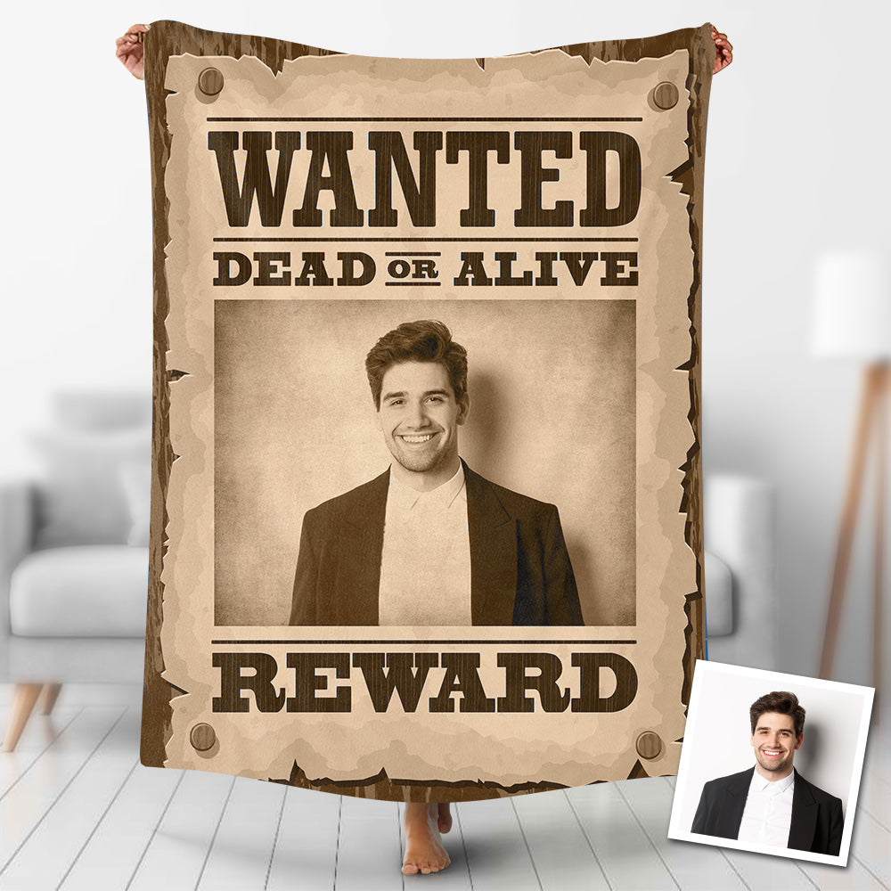 Custom Photo Blanket Personalized Gift Fleece Blanket Photo Blanket ...