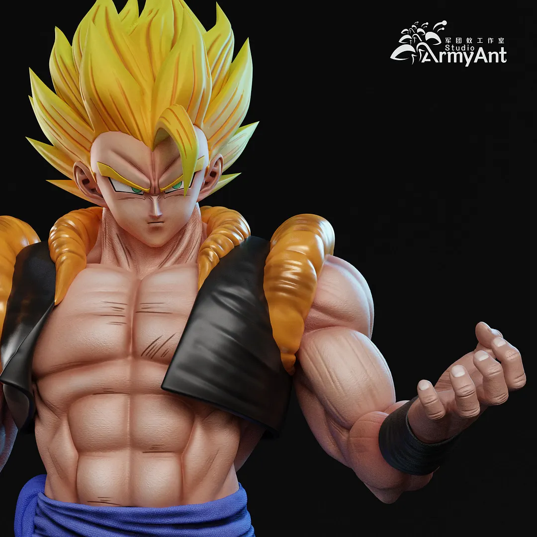 1/6 Scale Super Saiyan Gogeta - Dragon Ball Resin Statue - ArmyAnt ...
