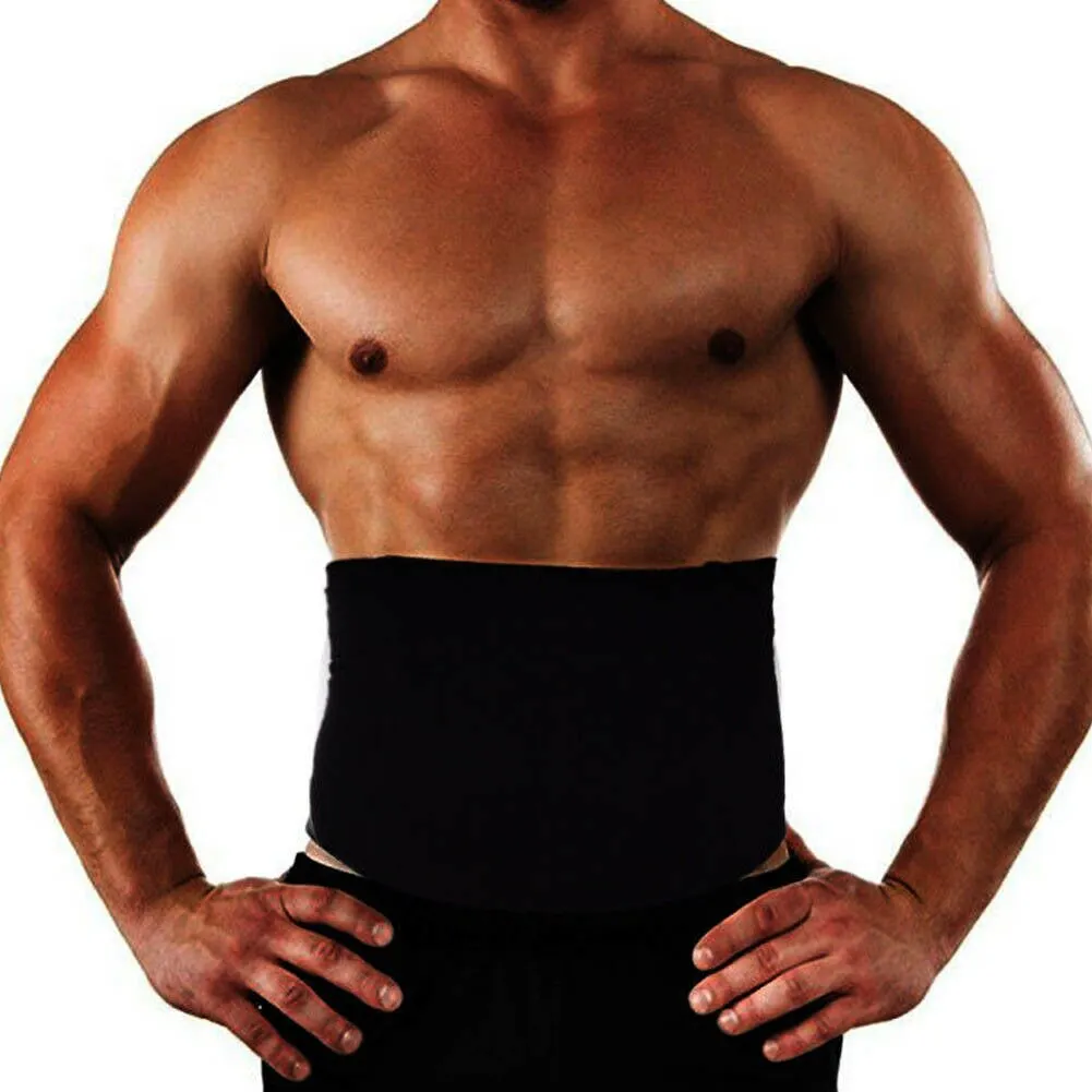Uaang Shaper Wrap Fat Burner Belt Men's Slim Tummy Belly Body Shaper ...