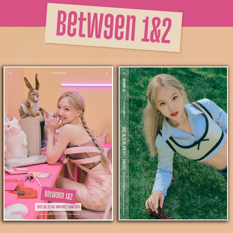 TWICE BETWEEN 1&2 Photo Poster TWICE BETWEEN 1&2 Photo Poster