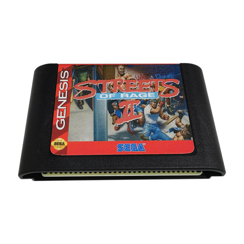 16 Bit Game Card - Streets of Rage 2 For SEGA Genesis & Mega Drive Game ...