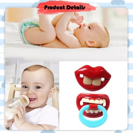 Funny Teeth Baby Pacifiers - Buy 3 Get 3 Free Now!
