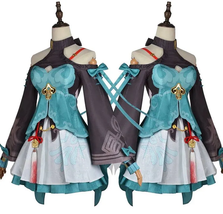 Honkai Star Rail Qingque Cosplay Costume