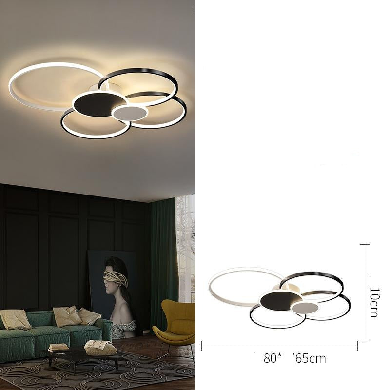 Nordic Light Luxury Hall Main Lamp Living Room Ceiling Lamp LED Bedroom ...