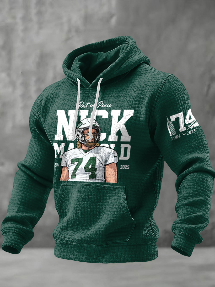 Men's Rip Nick Mangold Printed Hoodie