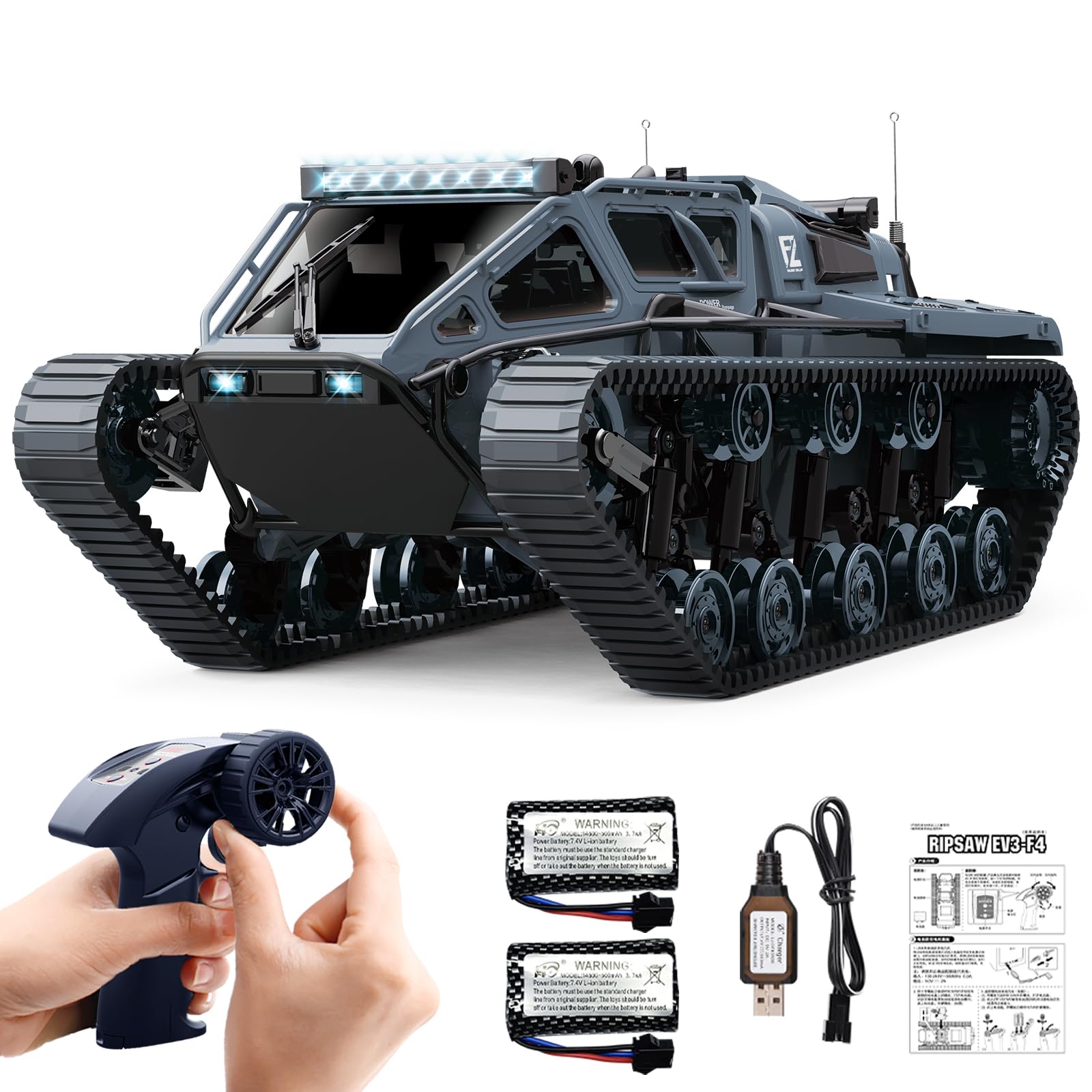 Remote Control Tank 1/16 Scale Transport Military Vehicle RC Tank Off ...