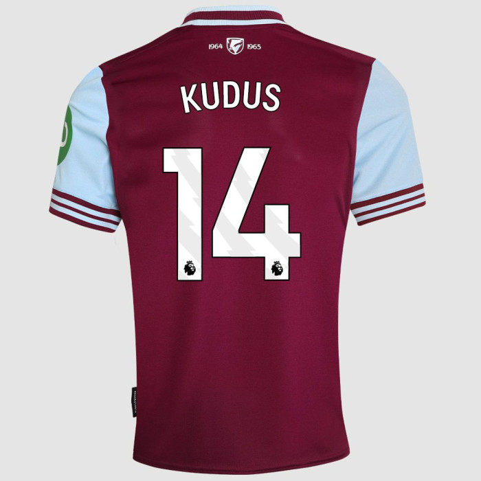 West Ham United Mohammed Kudus 14 Home Shirt Kit 2024-2025