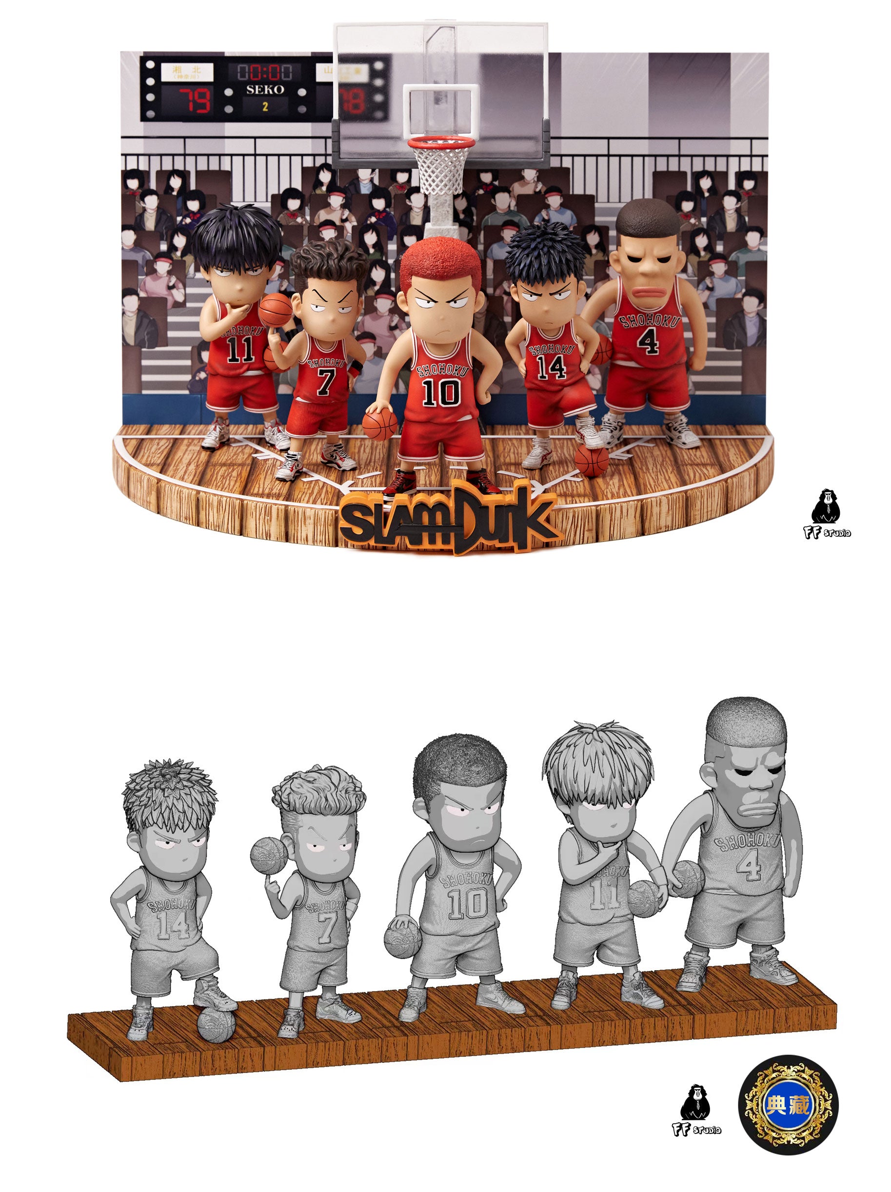 Characters of SLAM DUNK - SLAM DUNK Resin Statue - FF Studio [Pre-Order]