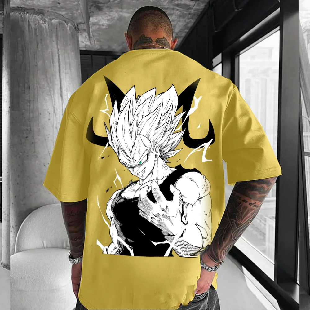 Outletsltd Unisex Oversized DBZ Anime Print T-Shirt 22.99