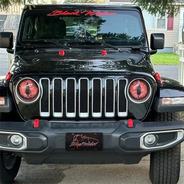 Wrangler Beast Eye Headlight Decal (Pair)