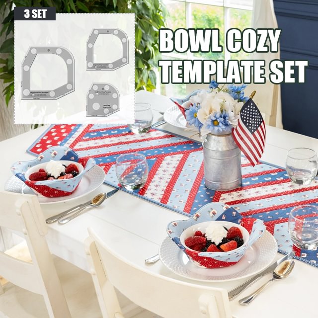 Bowl Cozy Template Cutting Ruler Set