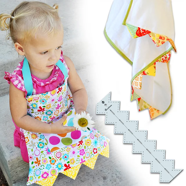 Prairie Points Ruler - Template + With Tutorial