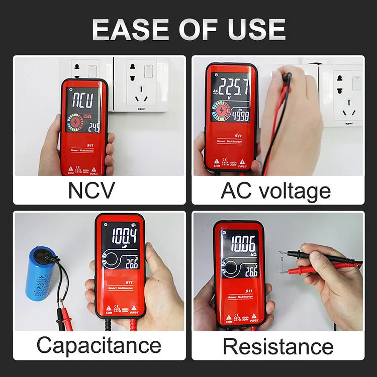 🔥⚡Fully automatic intelligent electromagnetic radiation multimeter