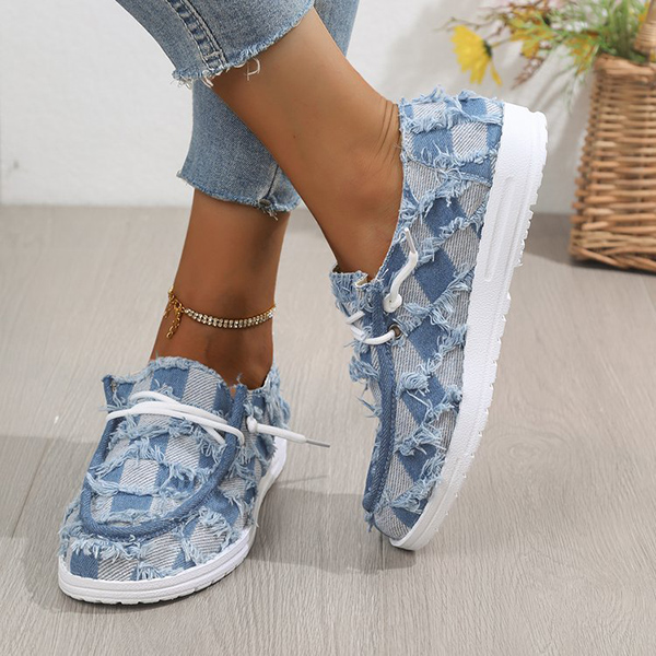 Women's Casual Comfy Lightweight Low-top Canvas Shoes