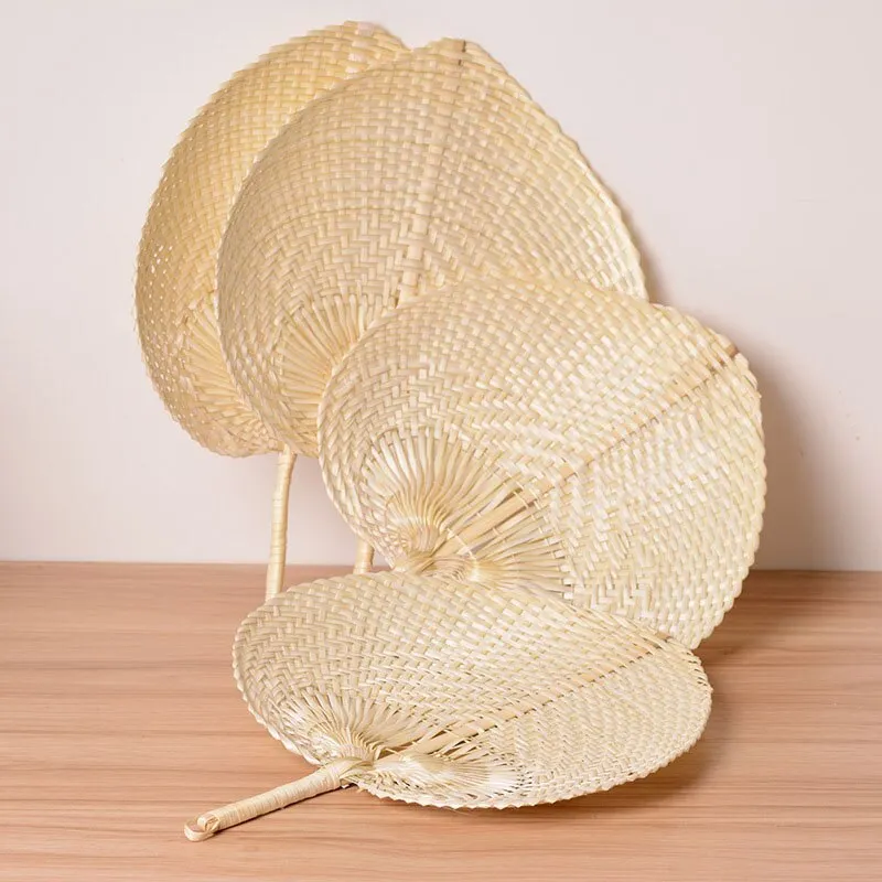 Nigikala Leaves Fans Handmade Wicker Traditional Chinese Craft Wedding ...