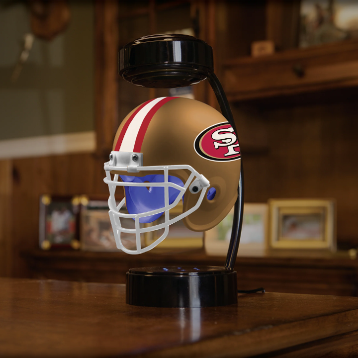 NFL Rotating Levitating Hover Helmet With LED Lighting & Hover Football ...