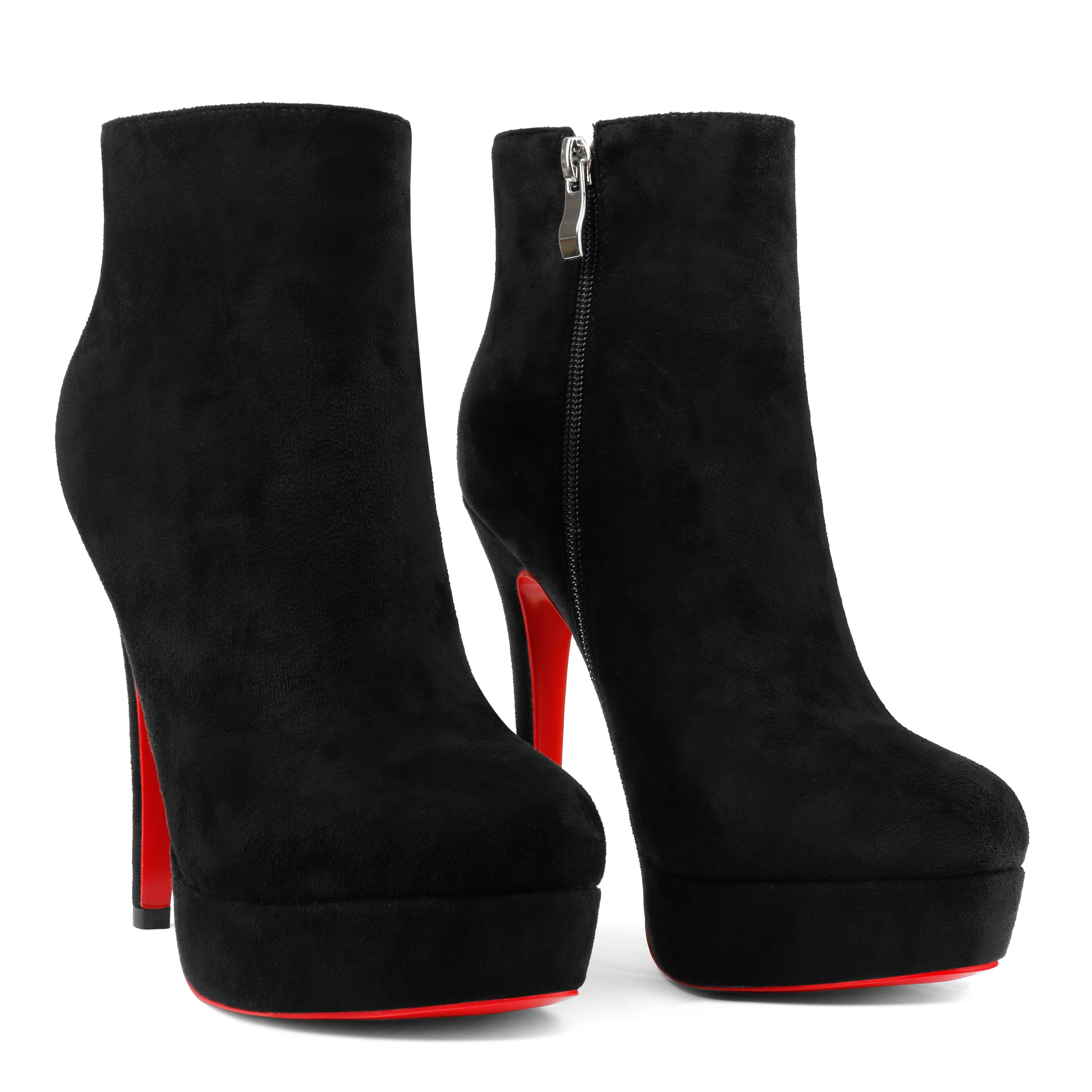 Red Bottom Ankle Boots