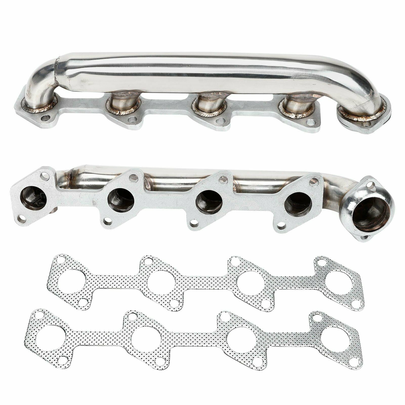 For 03-07 Ford Powerstroke F250 F350 6.0 Stainless Performance Headers ...