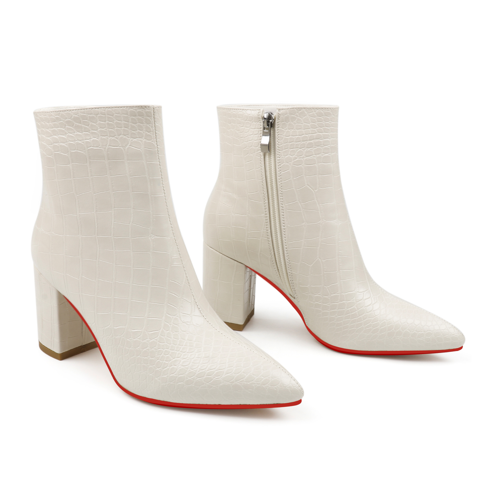 Red Bottom Ankle Boots