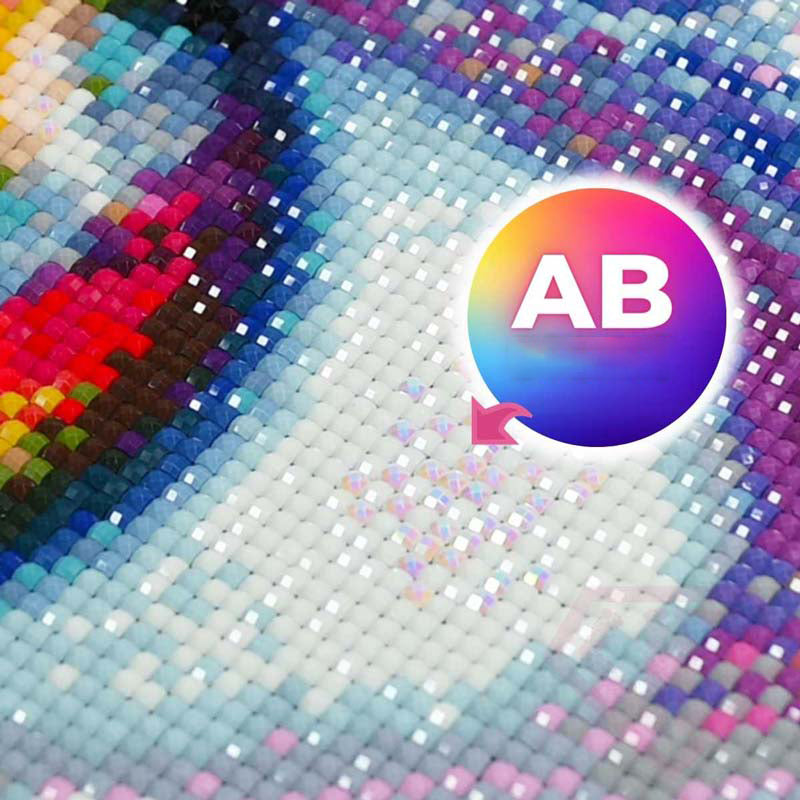 AB luxurious polyester cloth diamond Painting Kits | Gragon