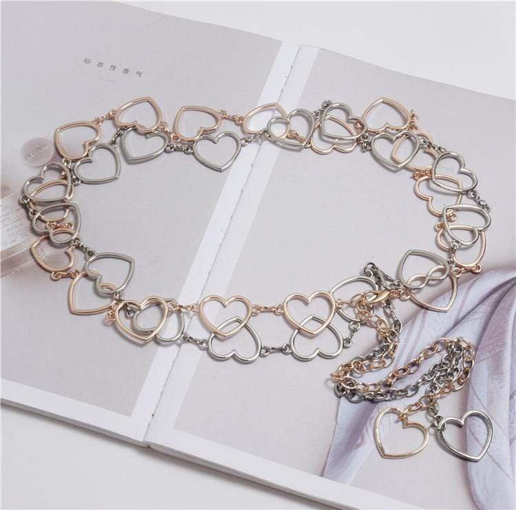 HEART CHAIN BELT
