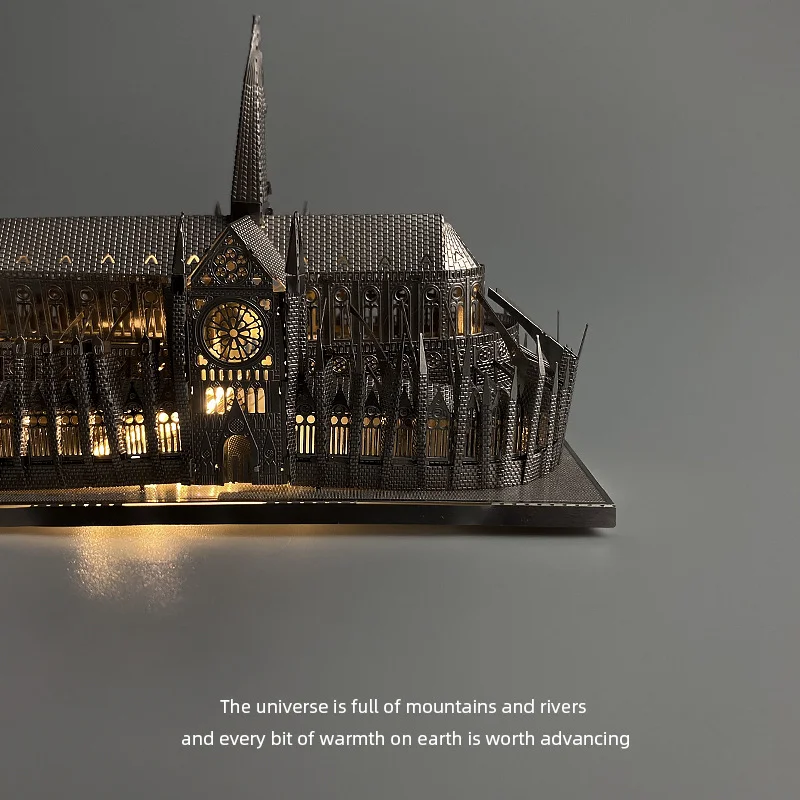 Premium Series Notre Dame - 3D Steel Model Kit