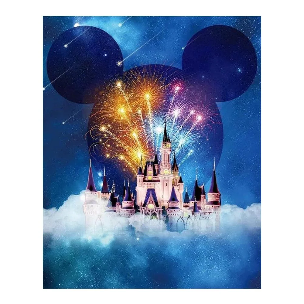 Cartoon Micky Mouse (canvas) full round or square drill diamond painting