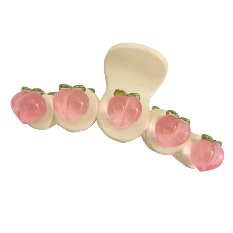 PINK PEACH CLAW CLIP