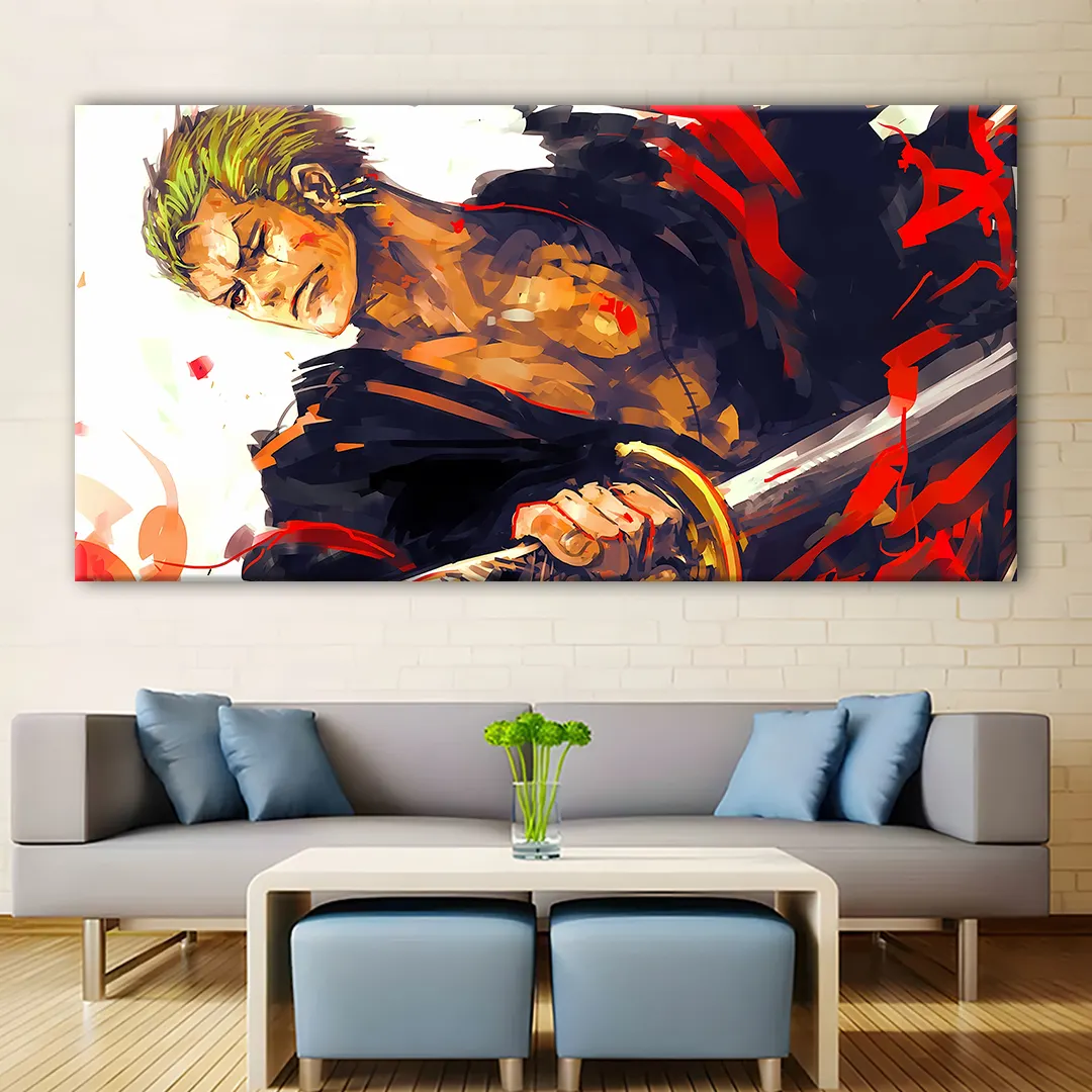 Roronoa Zoro Canvas Wall Art
