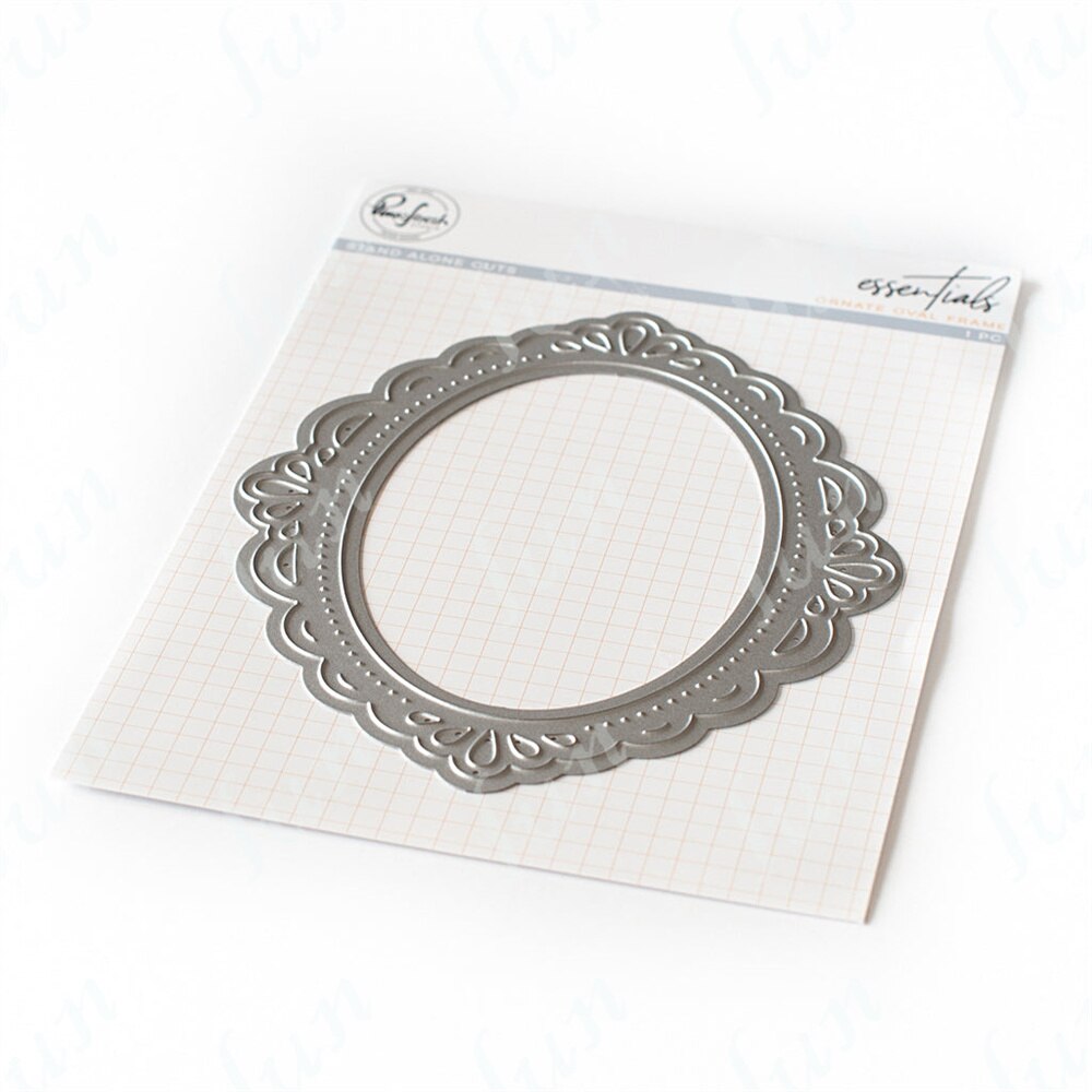 Athvotar Lacey Fancy Label Stripes Oval Squares Frame Background Dies ...