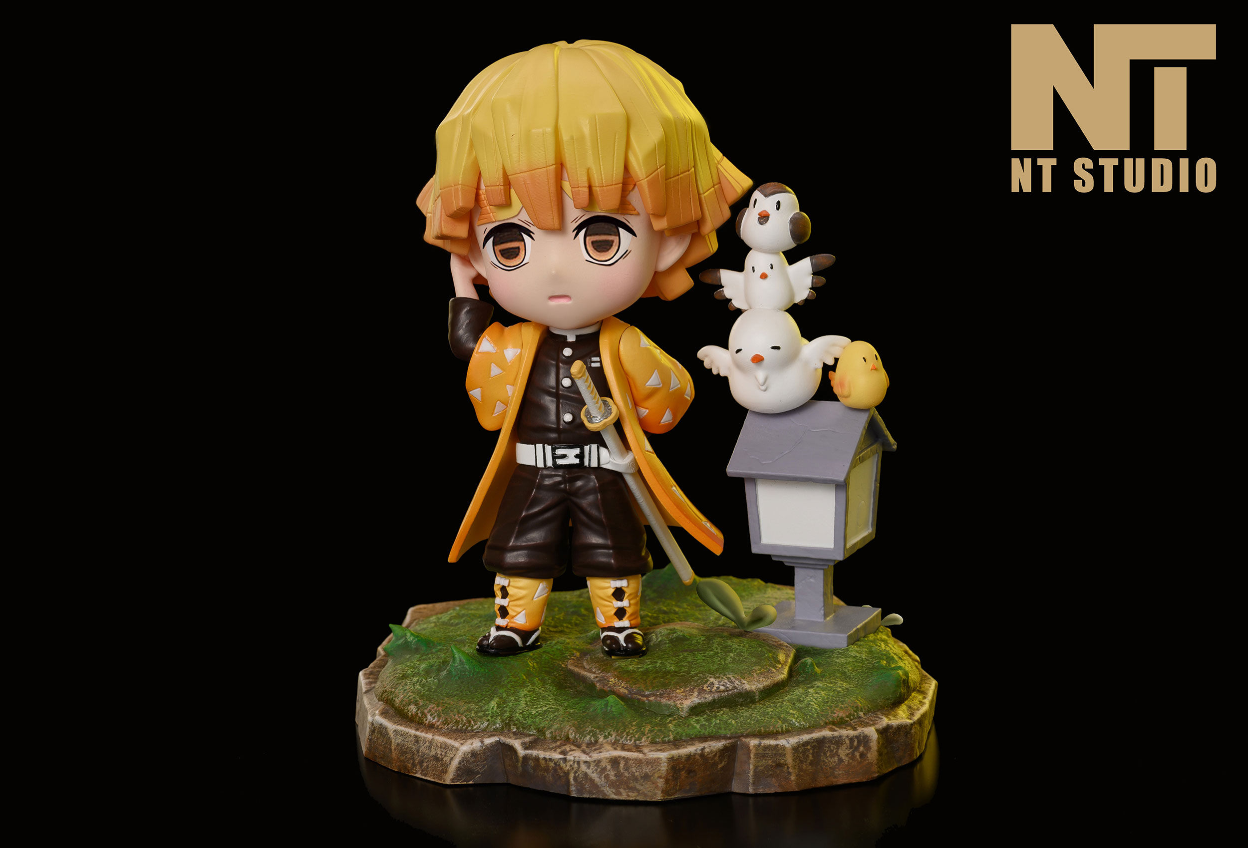 SD Scale Agatsuma Zenitsu - Demon Slayer: Kimetsu no Yaiba Resin Statue ...
