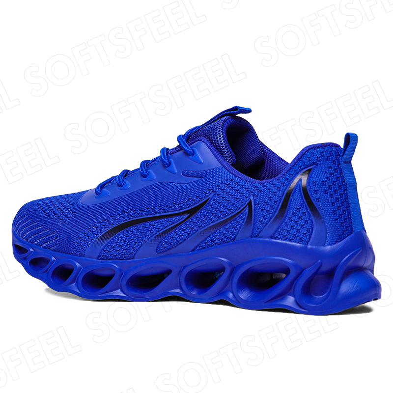 Softsfeel Women's Relieve Foot Pain Perfect Walking Shoes - Blue