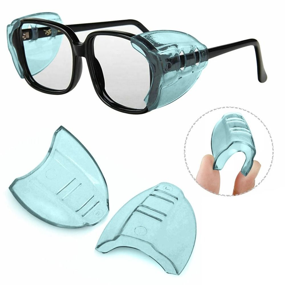 Safety Eye Glasses Side Shields Clear Flexible UV Resistant Grade TPU ...