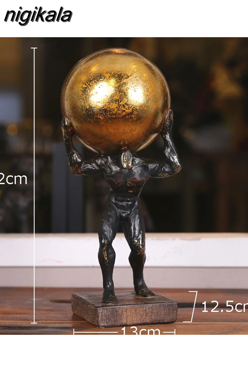 nigikala Mythology Character Resin Statue Weight Lifter Athlete ...