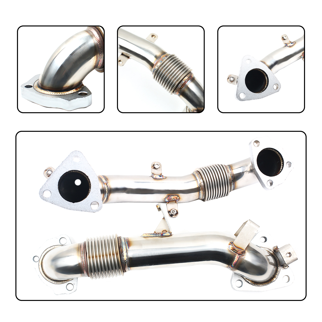 PPE OEM Length Replacement High Flow Up Pipes For 17-20 6.6L L5P ...