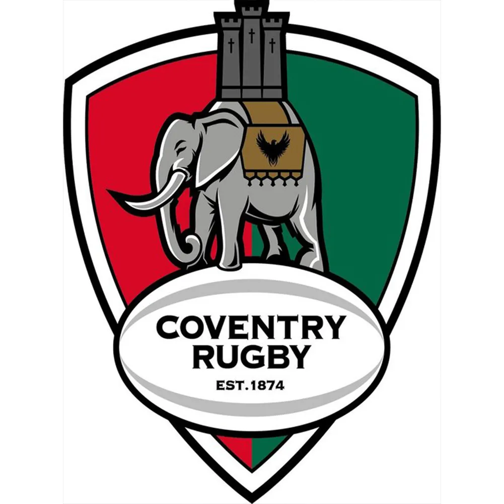 Coventry Rugby Club (velvet cloth) AB drill full round/square diamond ...