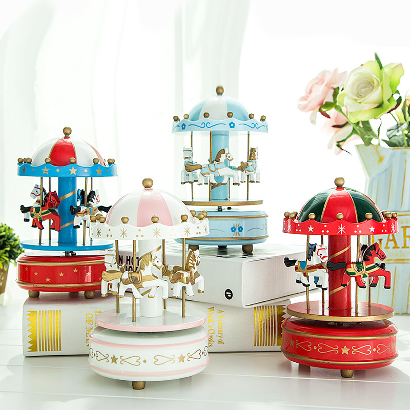 Carousel music box ornaments for children, Christmas gifts for ...