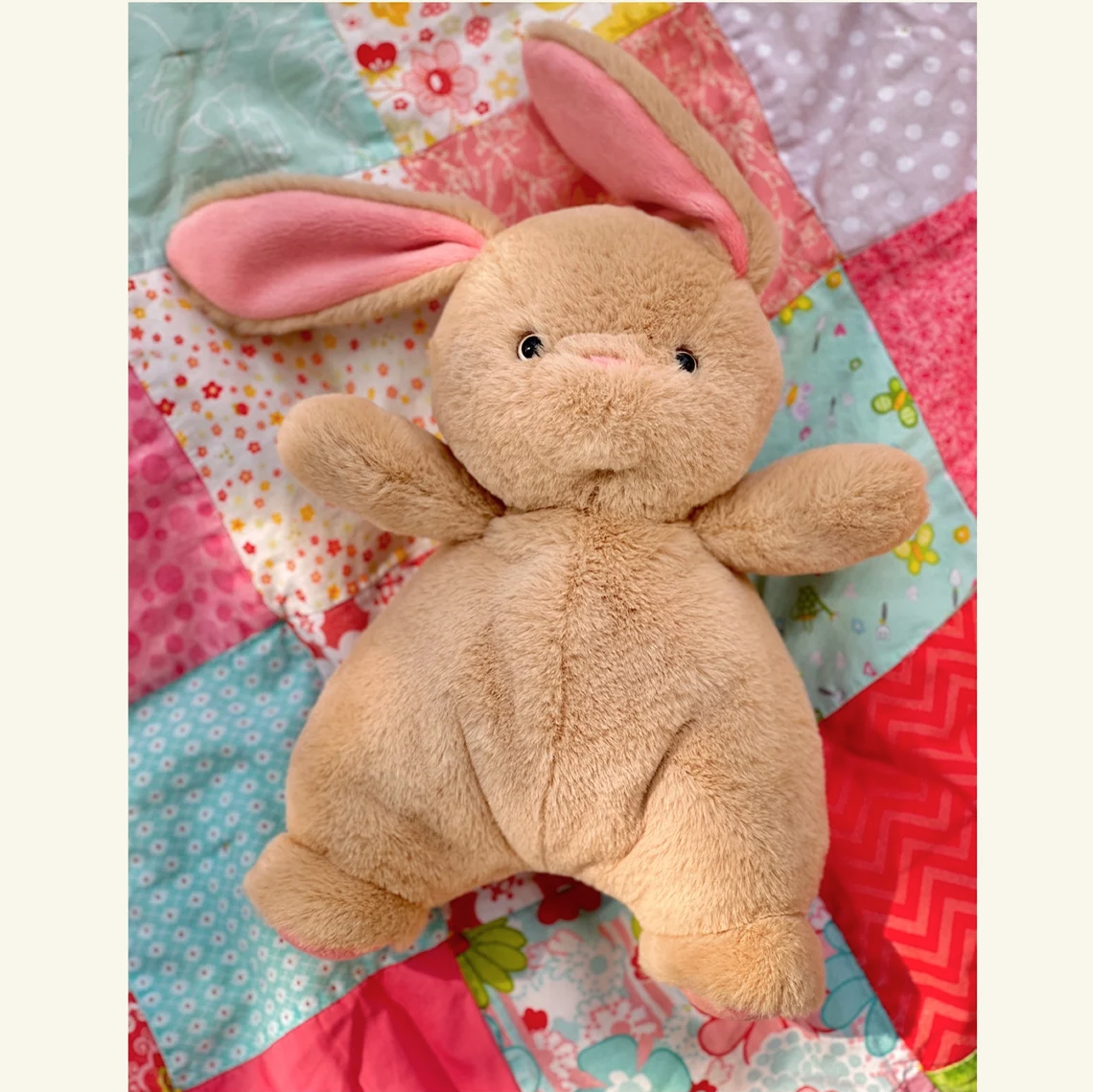 Stuffed Bunny Plushy Toy Sewing Templates&Instruction