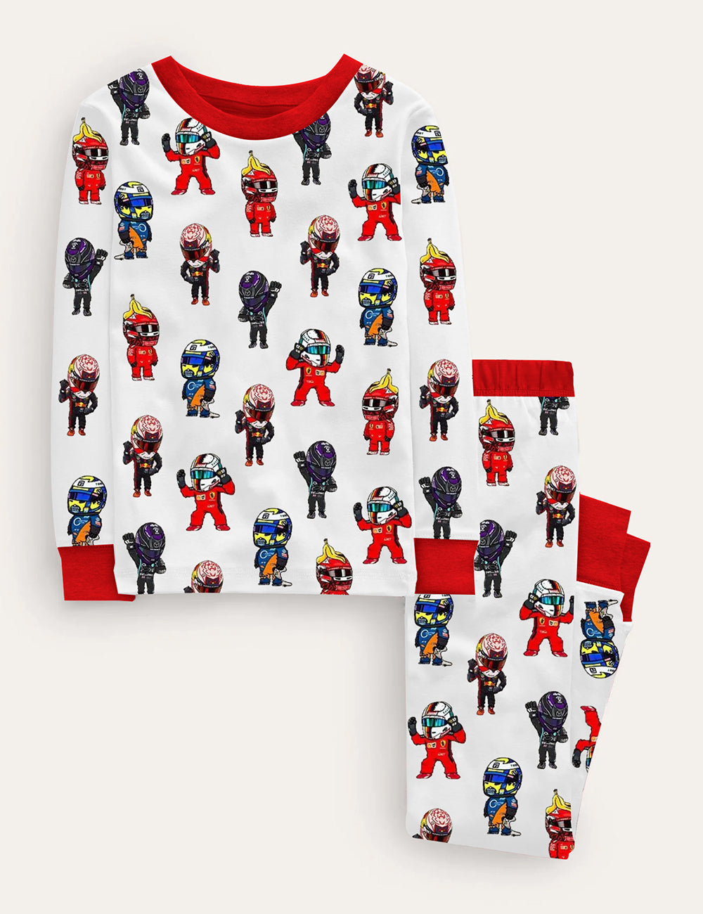 Kid's Formula One Racing F1 Pajama Set