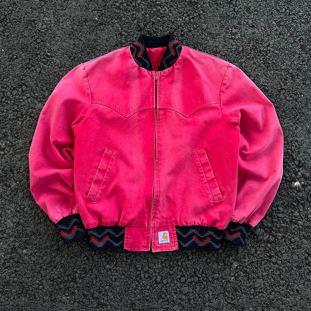 Pink Hunter Aztec Vintage Work Jacket
