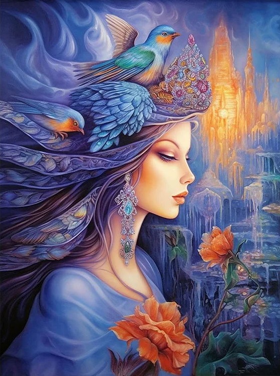 DIY Painting By Numbers | Abstract Goddess - 40*50cm
