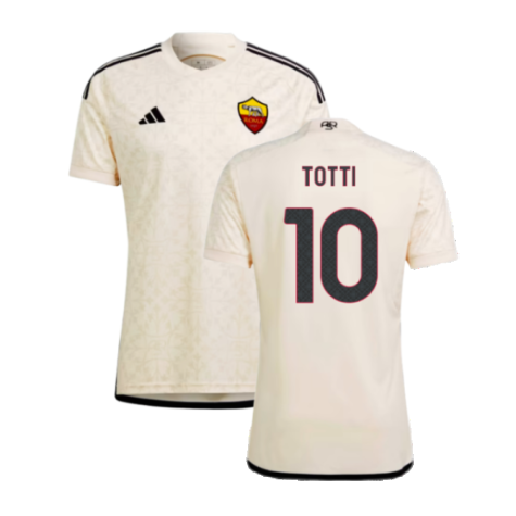 AS Roma Francesco Totti 10 Away Shirt Kit 2023-2024